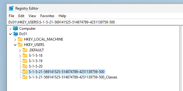 Remote Registry Service User Enumeration